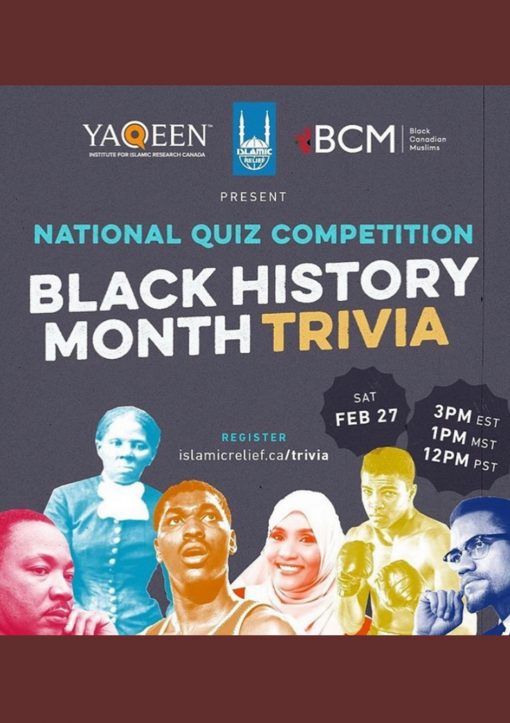 Black History Month Trivia Competition Presented By Islamic Relief Black History Month Trivia Competition Presented By Islamic Relief